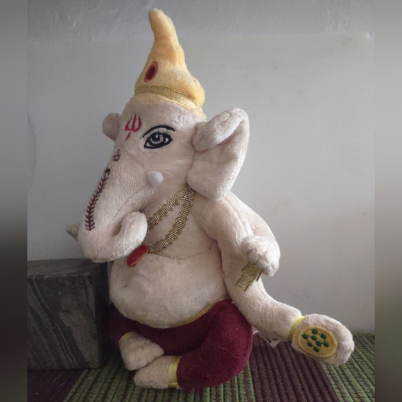 plush India | Toys | Handmade Plush Ganesh Toy Hindu Deity Plush Toy ...